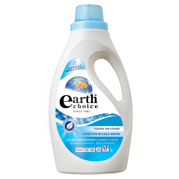 Earth Choice Laundry Liquid Detergent | Plant Based | Natures Organics