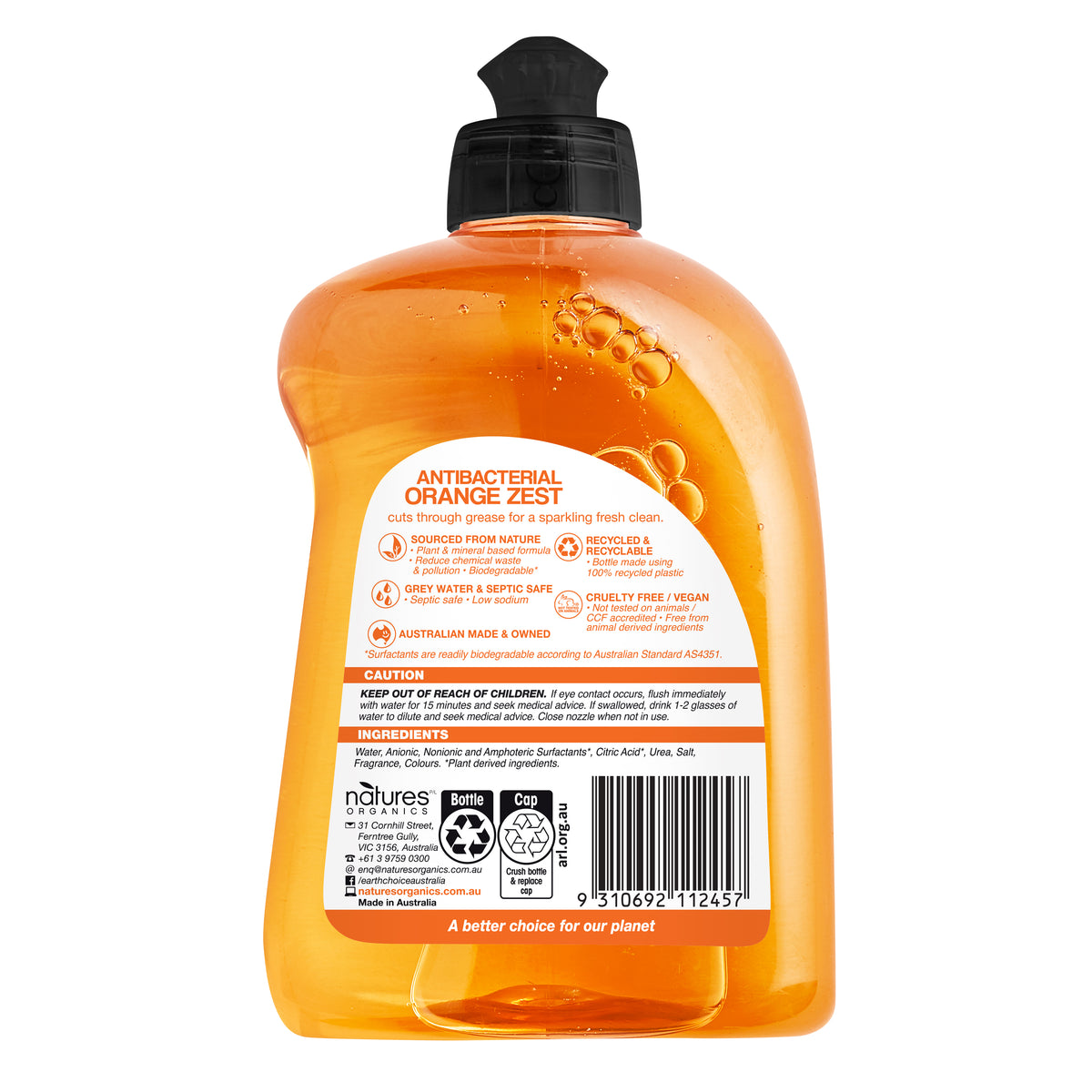 Earth Choice Dishwashing Liquid & Powders | Plant Based | Natures Organics