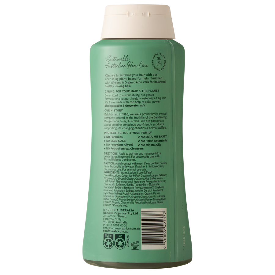 OC Naturals Hair Care | Plant Based Ingredients | Natures Organics