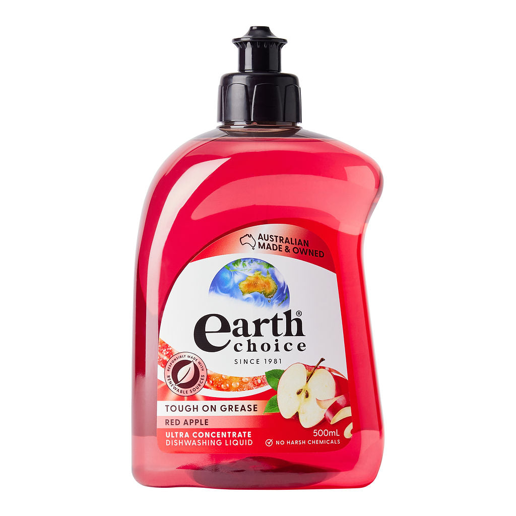 Earth Choice Red Apple Concentrate Dishwashing Liquid 500ml – Natures ...
