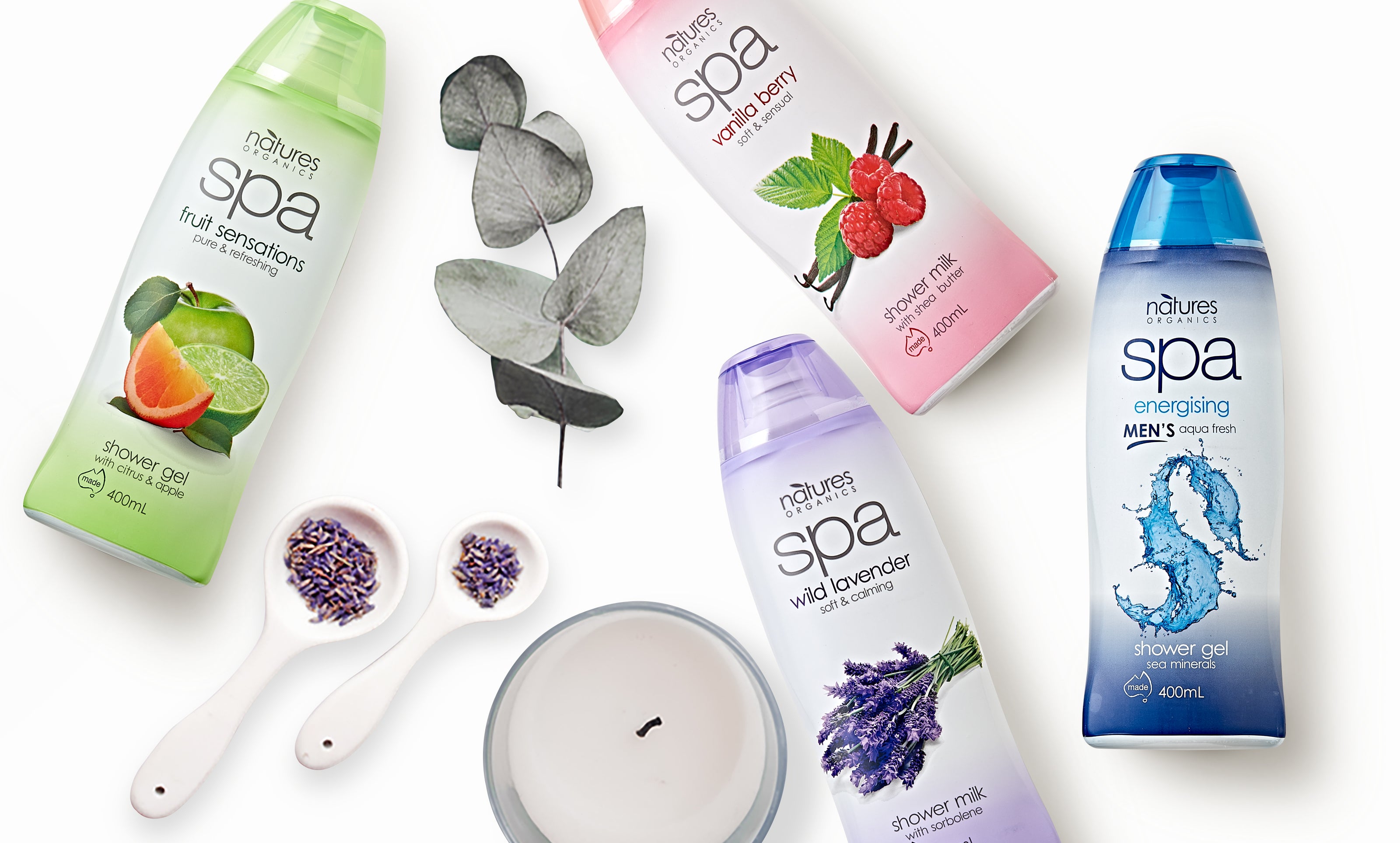 Spa Natural Body Washes | Plant Based Ingredients | Natures Organics